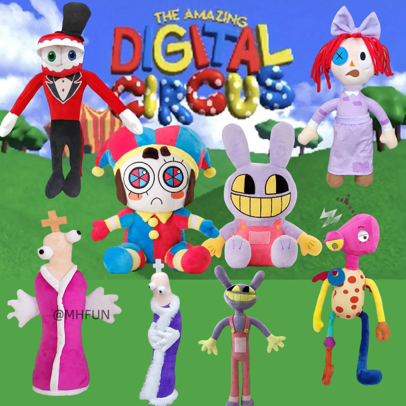 THE AMAZING DIGITAL CIRCUS plush toy JAX POMNI Zooble Caine Ragatha ...