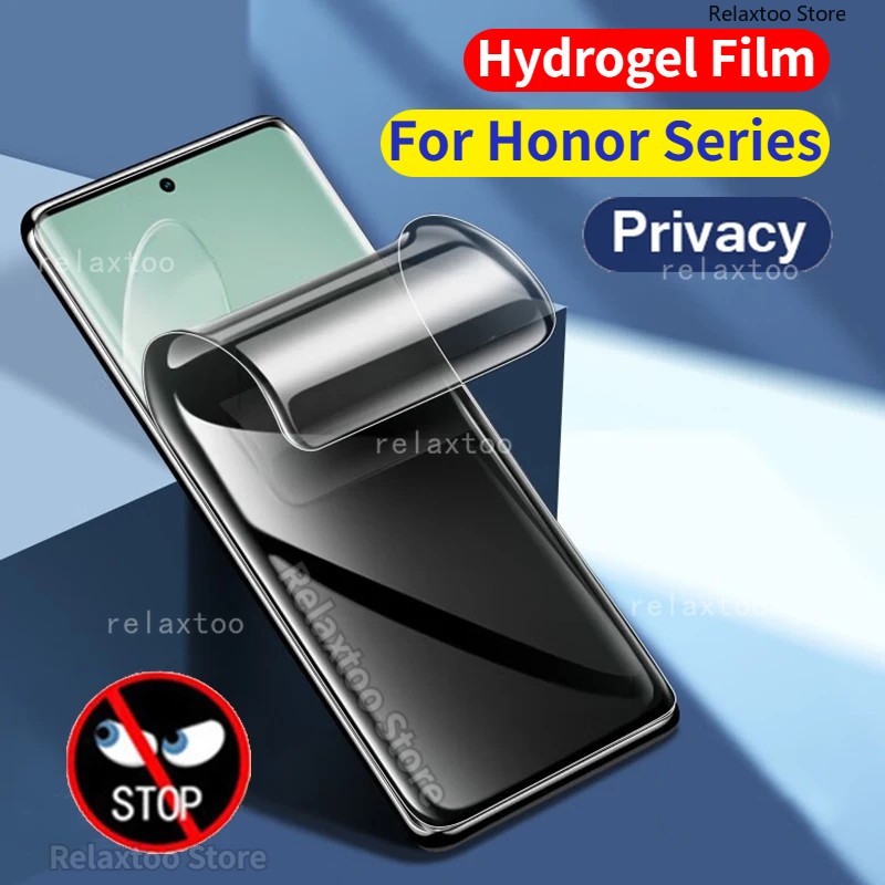 Privacy Soft Hydrogel Film For Honor 200 100 90 70 60 20 Magic7 Magic4 ...