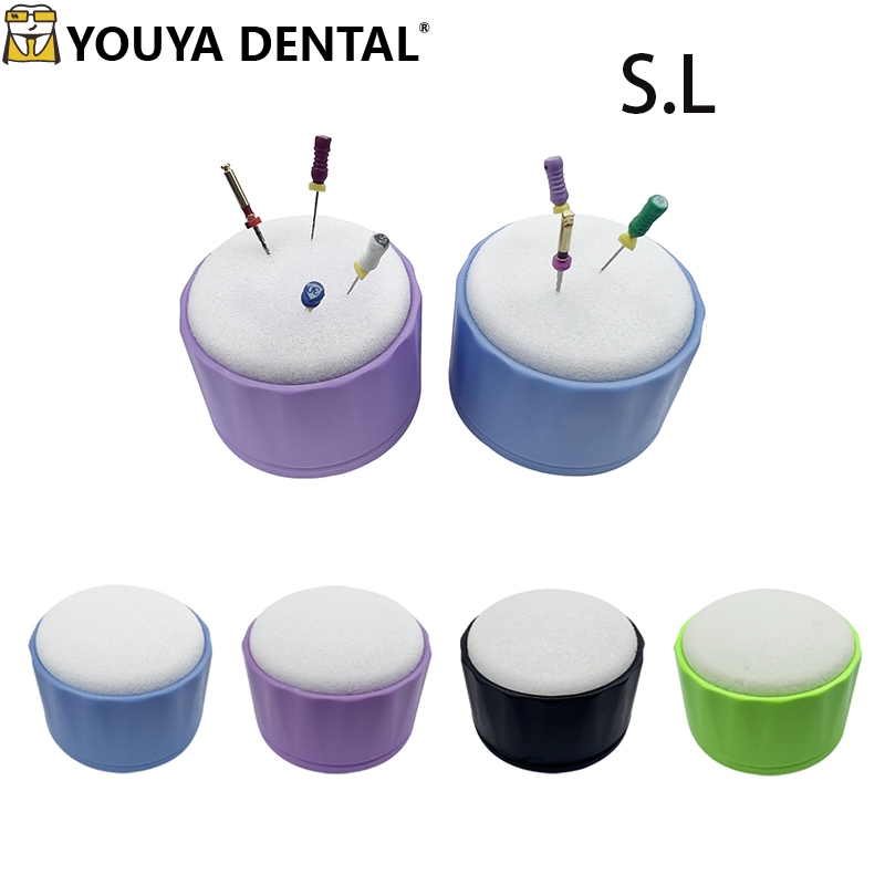Dental Autoclavable Round Endo Stand Cleaning Foam Sponges Files Holder ...