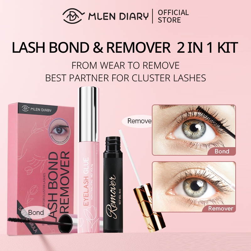 [SHIP ON 24 HOURS] MLEN DIARY Lash Bond And RemoverMascara Glue Set ...