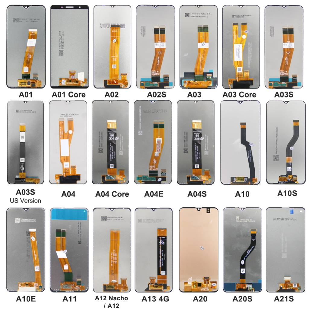 LCD For Samsung A10 A10S A10S A20 A12 LCD A01 Core A02 A02S Screen A03 A03S A04 A04E A04 A11 ...
