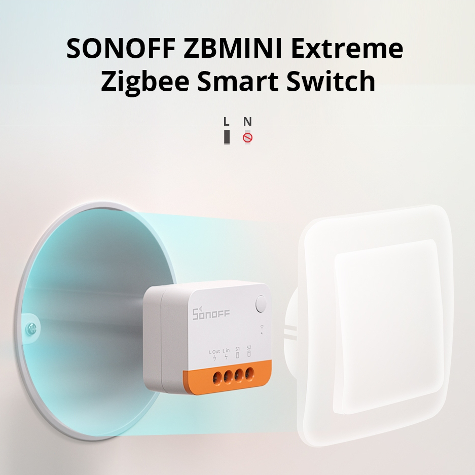 SONOFF ZBMINIL2 Zigbee Switch No Neutral Wire Required Smart Home ...