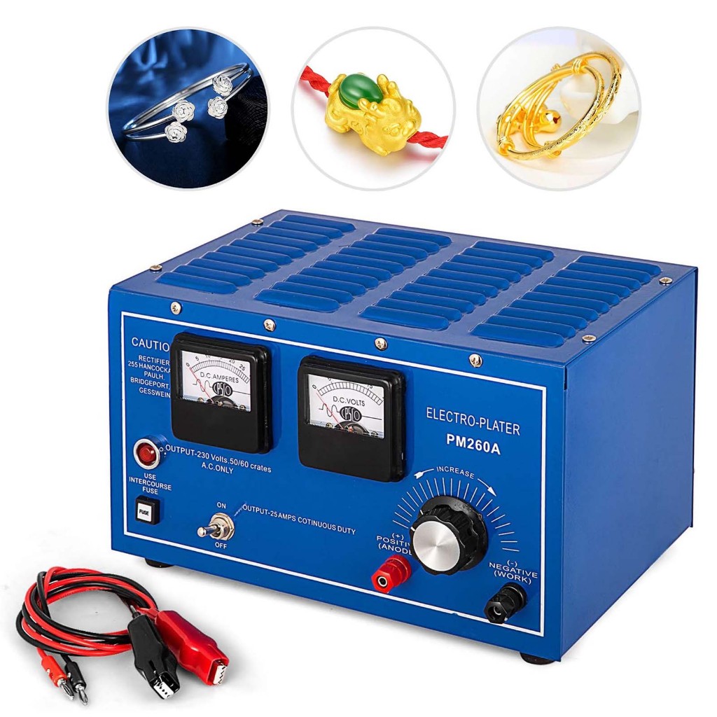 30A Jewelry Plating Rectifier for Platinum, Gold, Silver, and Rhodium ...
