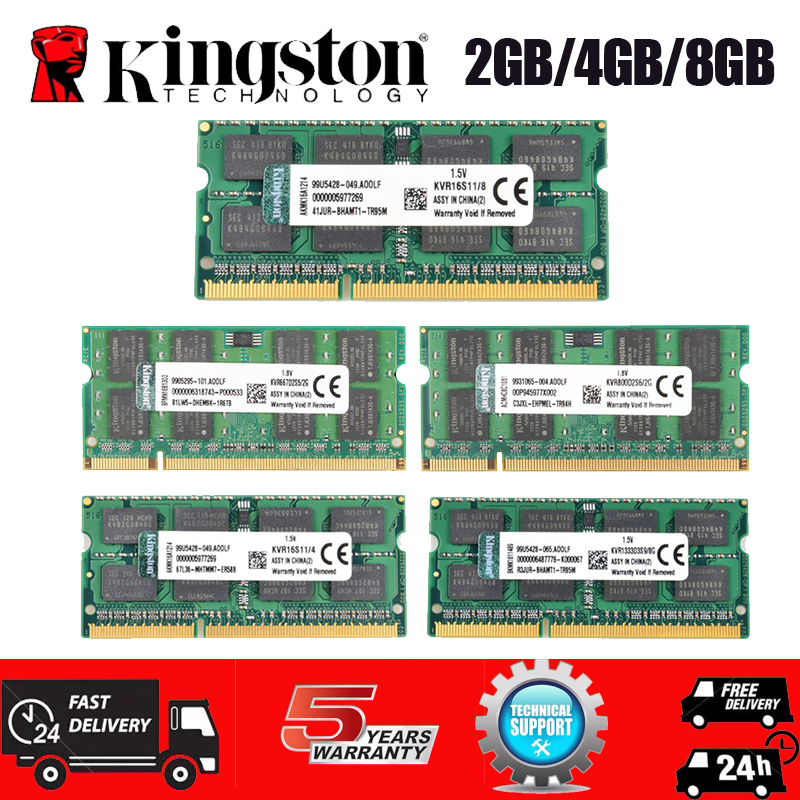 [Ready Stock] Kingston 2GB/4GB/8GB PC2 PC3 5300S 6400S 10600S 12800S ...