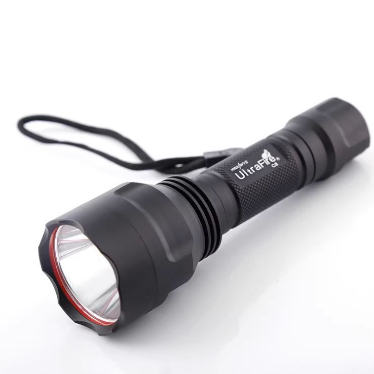Original Ultrafire C8 Flashlight With CREE Q5/T6 LED Long Shot Torch ...