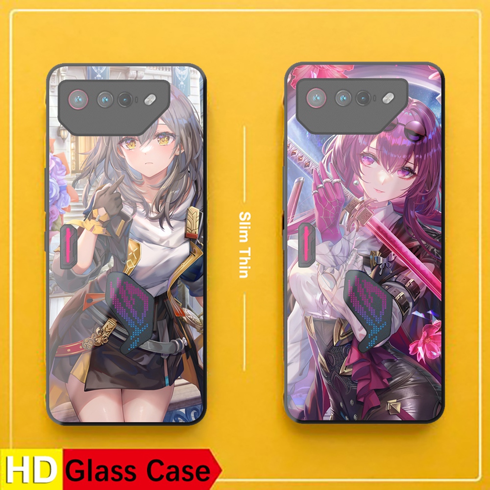 Gaming Case For Asus ROG 7 Cover For ROG 2 3 5 5S 6 9H Tempered Glass ...