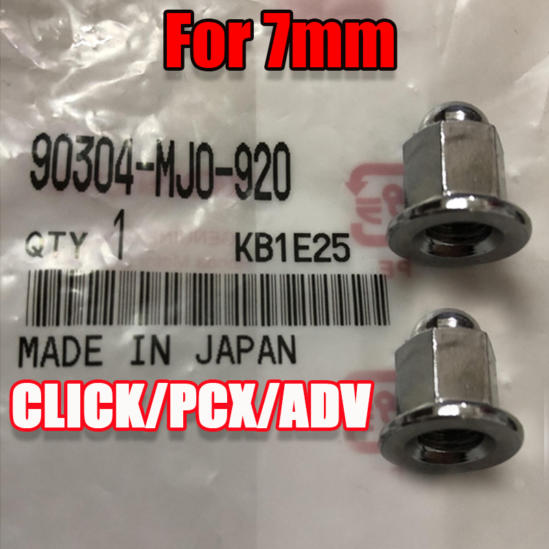 2Pcs Exhaust Nut Click/PCX/ADV150/Airblade Motorcycle part Nut For 7mm ...