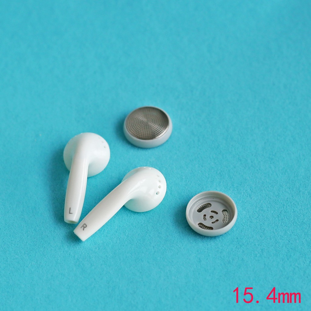 10 Pair/Lot Diy 15.4mm Earbuds Shell Flat Head Earbuds Housing Diy ...