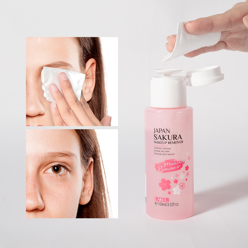 LAIKOU Japan Sakura Makeup Remover Niacinamide VC Cleansing Pores ...