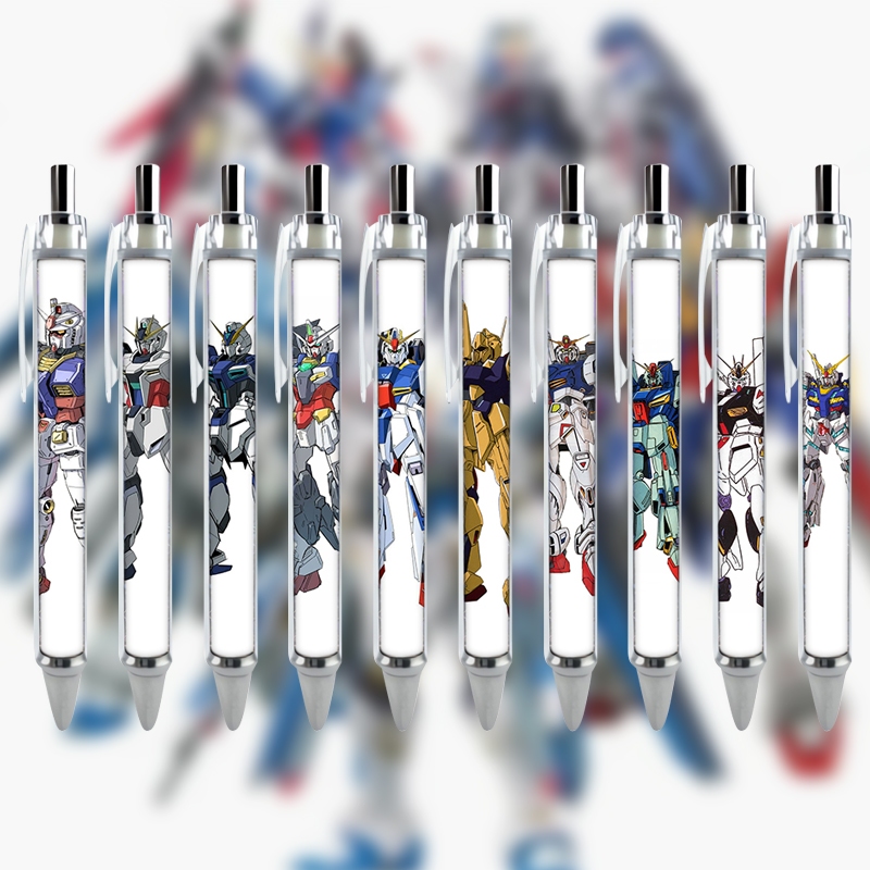 Anime Gundam Gel Pen 0.5MM Black Exam Office Stationery Cartoon ...
