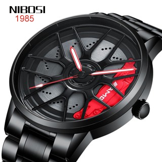 Nibosi Wheel Hub 360°Rotating Watch Car Forged Calipers AMG GT-63 Three-Dimensional Skeleton Men ...