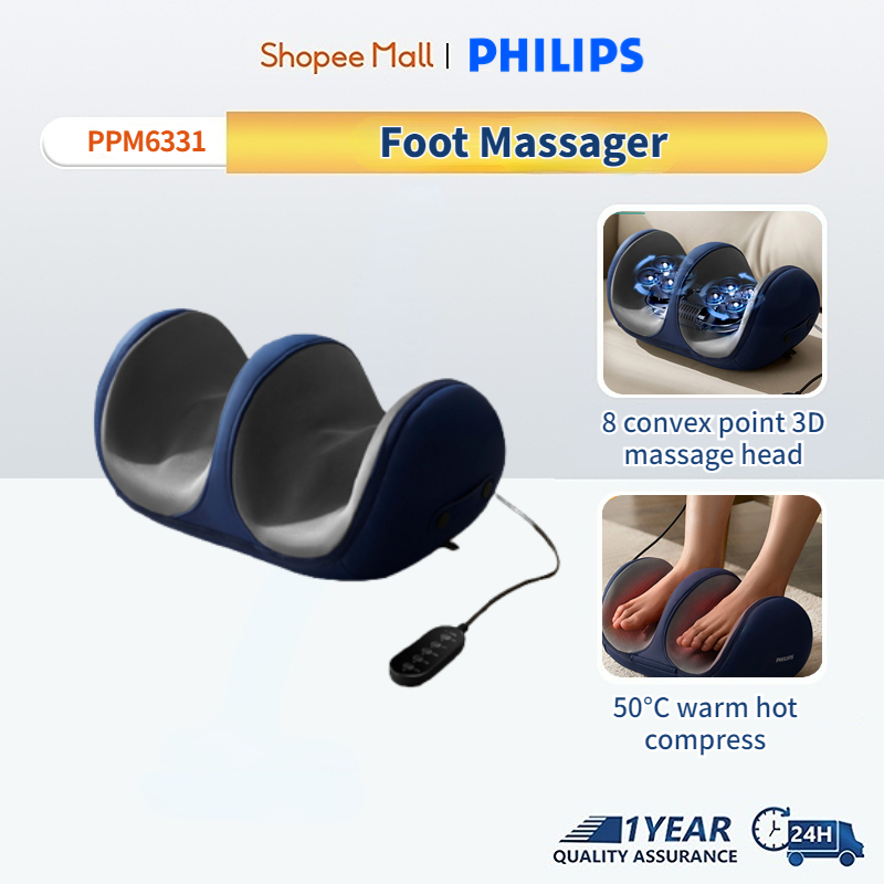 Philips Ppm6331 Foot Massage Fully Automatic Kneading Foot Calf Thigh Massage 2 In Kneading And