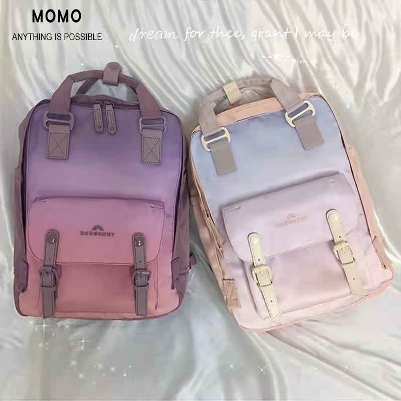 Doughnut macaron backpack original school bag waterproof travel bag ...