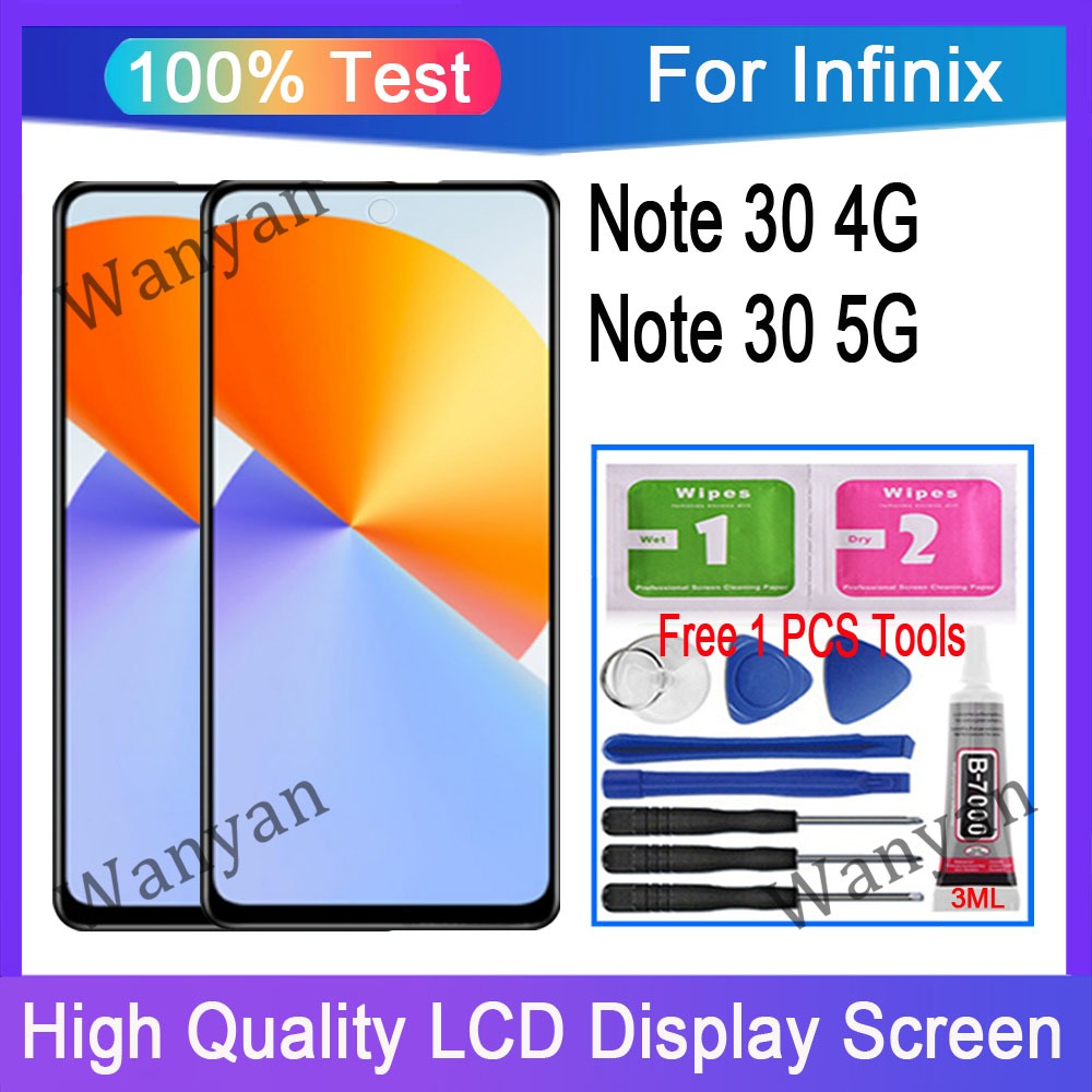Original Infinix Note 30 4G 5G LCD Display Touch Screen Replacement ...
