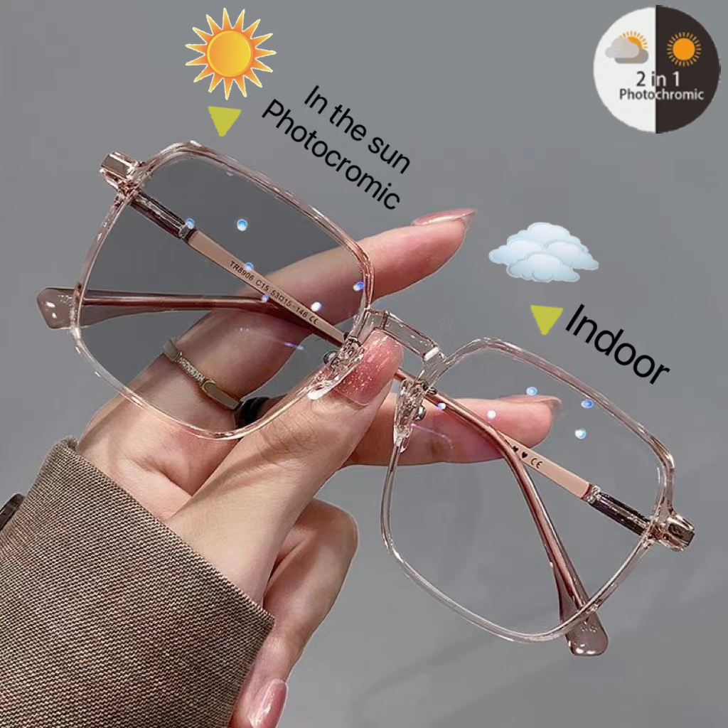 COD Photochromic Anti Radiation Glasses For Women Men Sunglasses ...