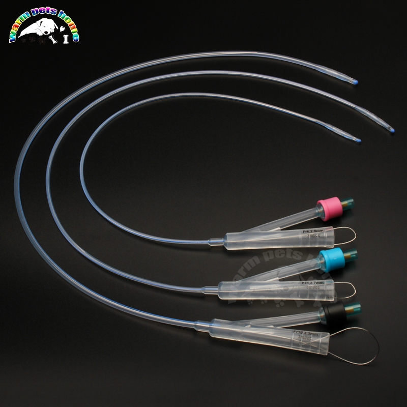 Two-way Foley Canine Urinary Catheter with Balloon Foley Dog Catheters ...
