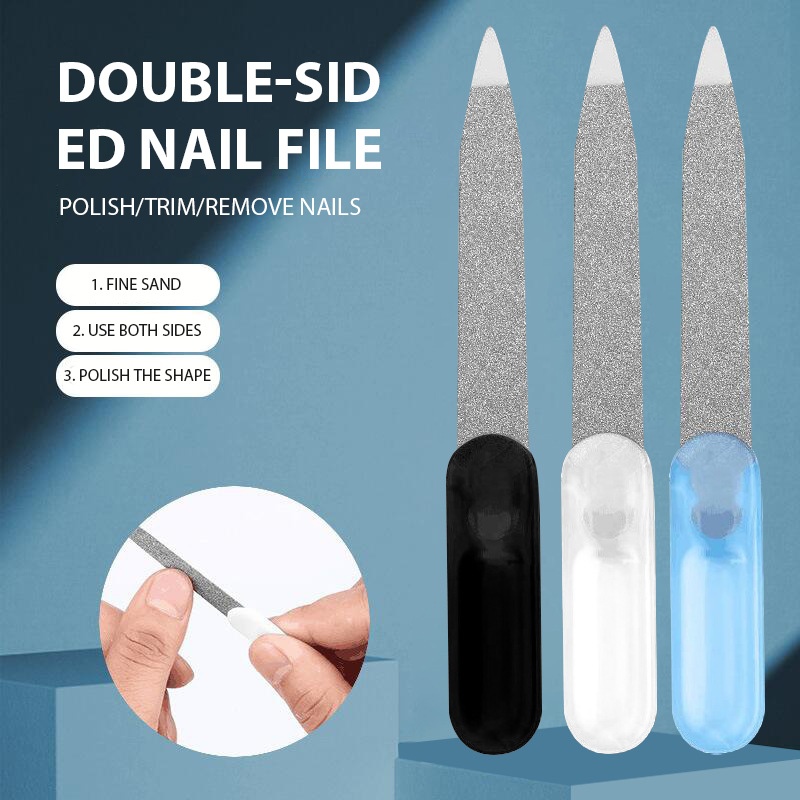 Household Manicure File Polishing Nail File Stainless Steel Sand Strip ...