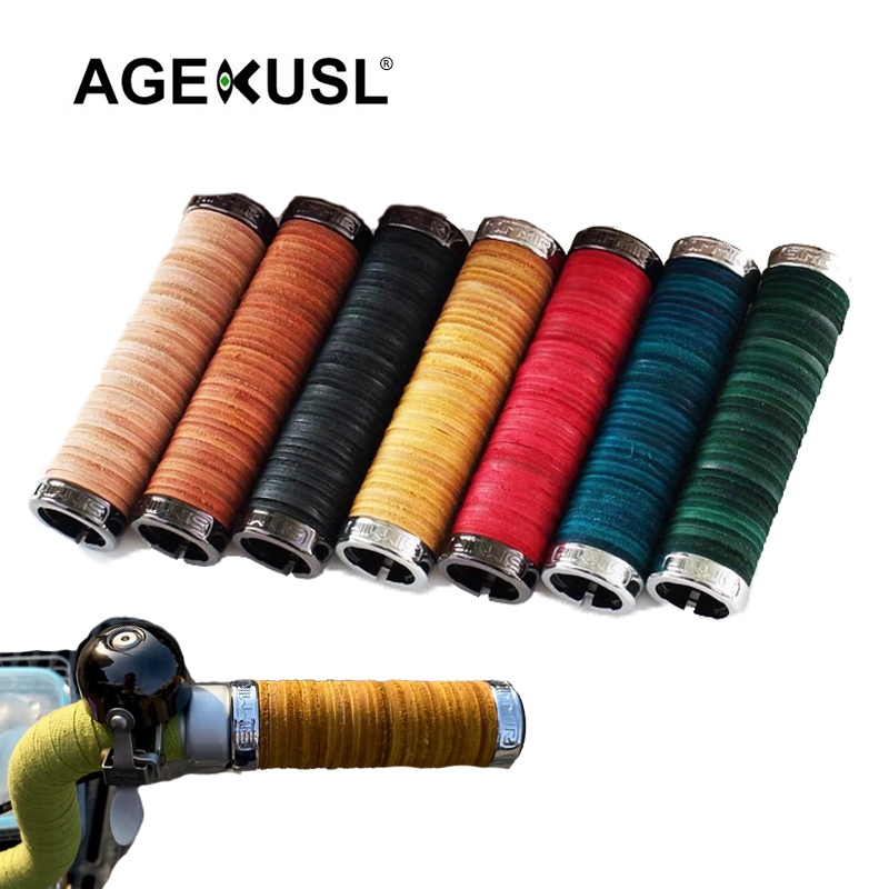AGEKUSL Bike Handlebar Grip High Quality Handmade Bicycle Handle Grips ...