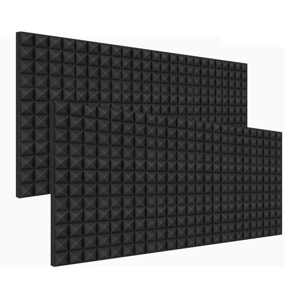 BEIYIN 2 Pcs Sound Proof Panels 120 X 60 X 5CM Studios Acoustic Foam ...