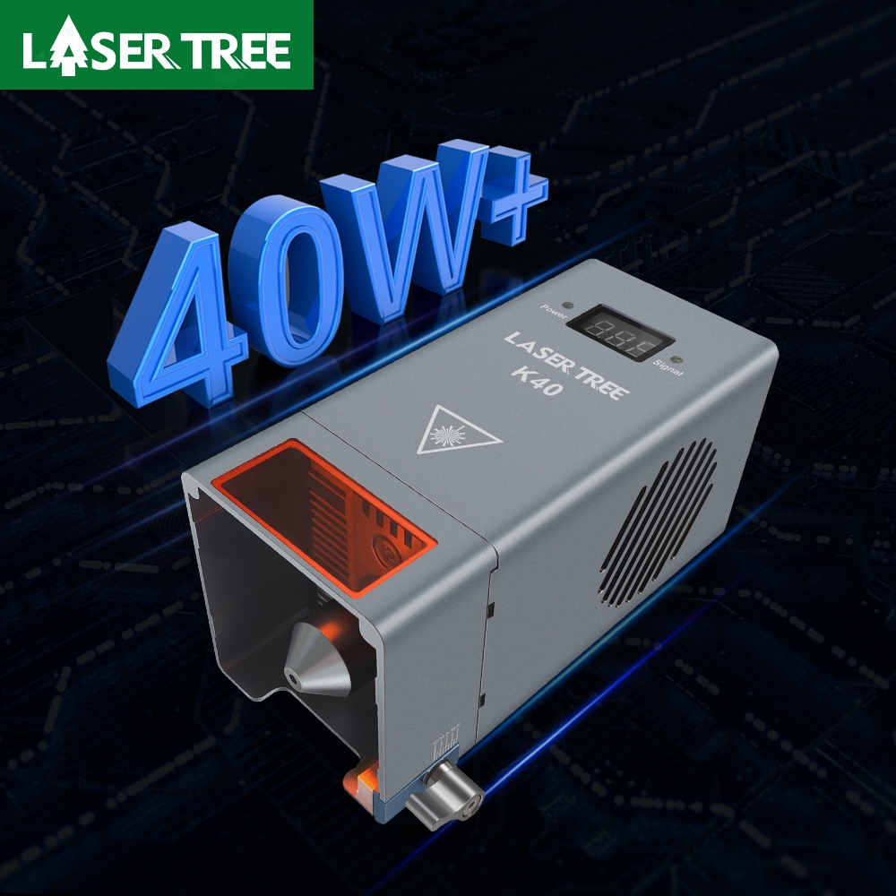 LASER TREE K40 Laser Module 40W Optical Power with Air Assist Laser ...