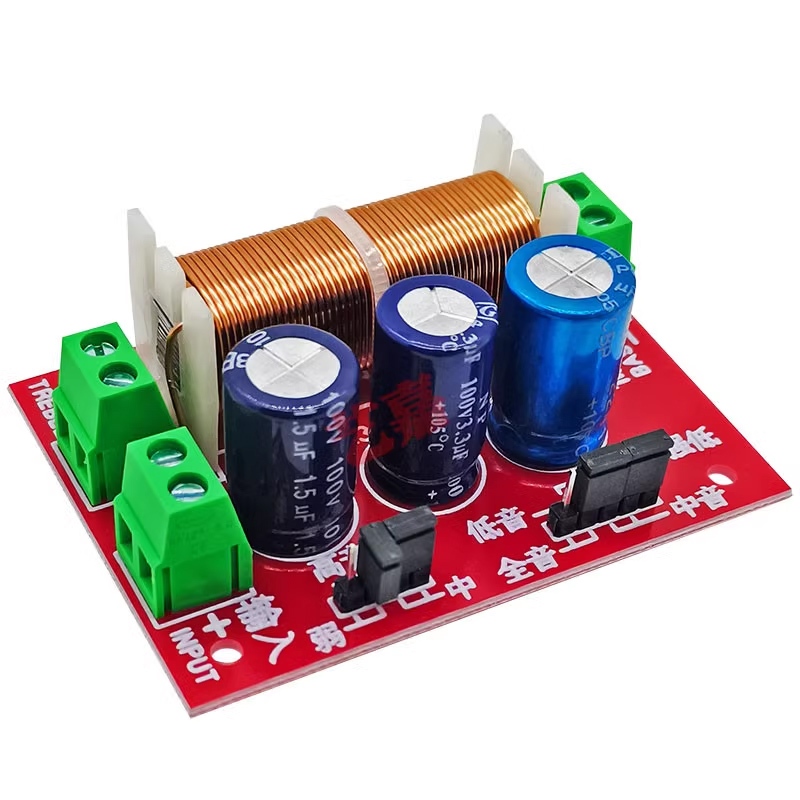 1pc 400W bass two-way solder-free DIY debuggable universal audio ...