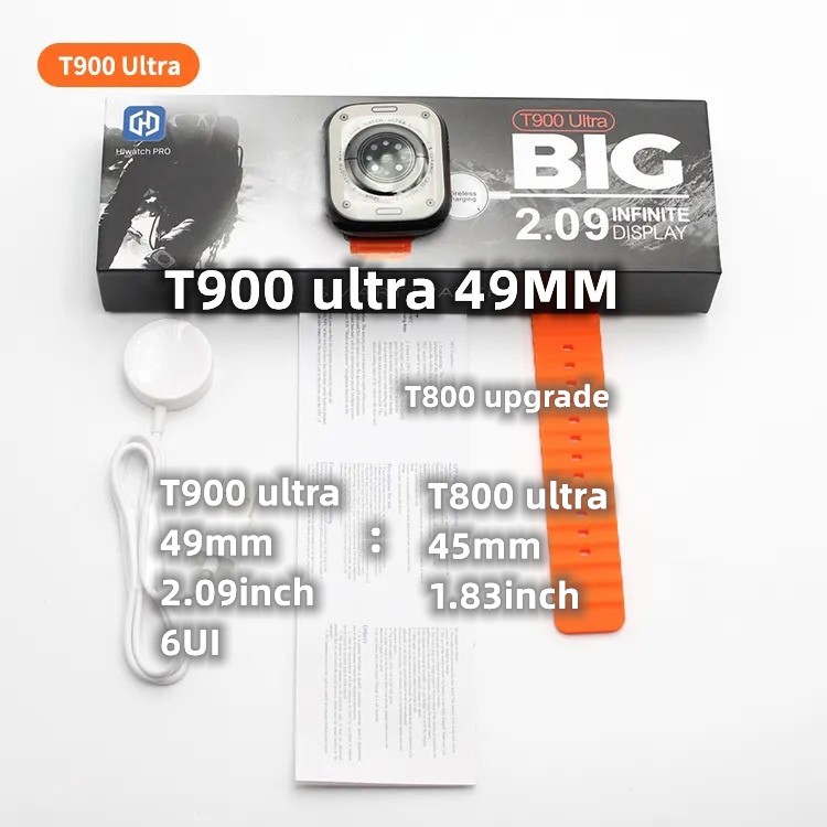 2024 New T900 Ultra Super Smart Watch Series Super Bluetooth Call IP67 ...