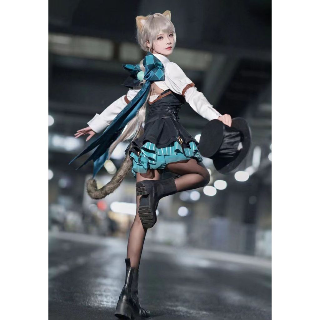 Genshin Impact Lynette Lyney Cosplay Costume Gemini Game Anime Two ...