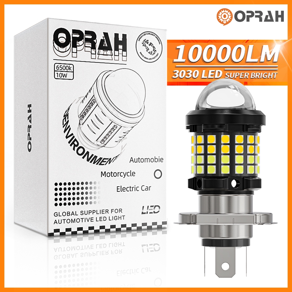 Oprah Super Bright H4 Motorcycle LED Headlight H6 Headlight BA20D LED ...