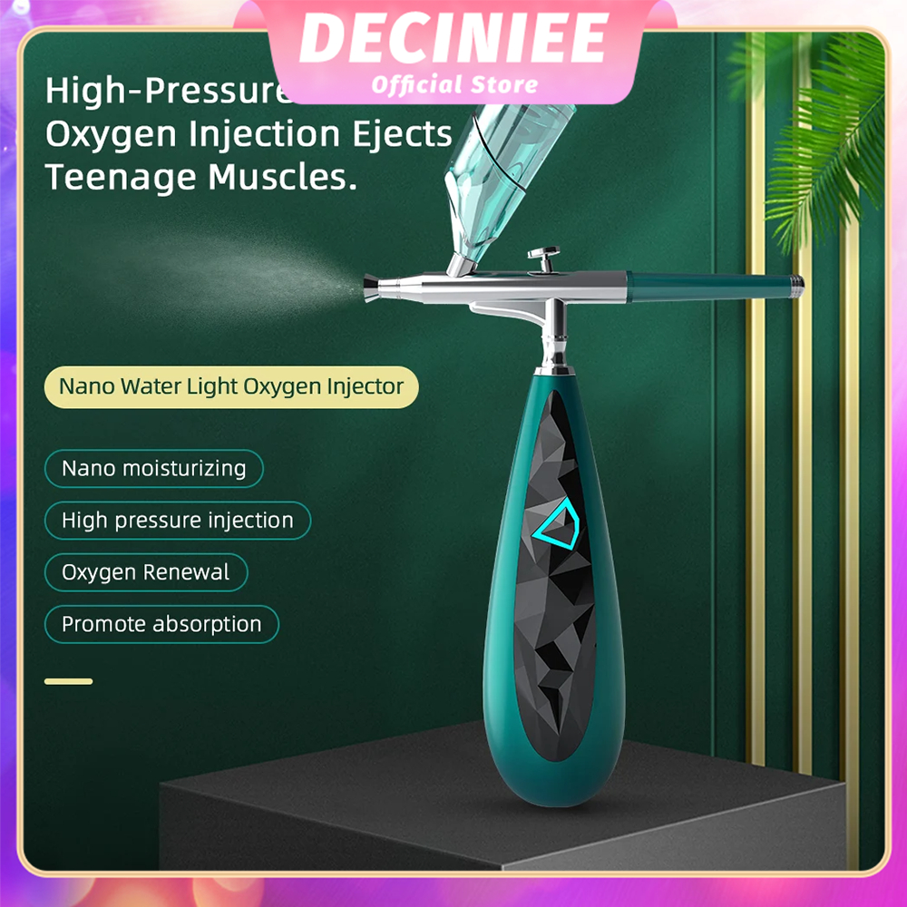 Facial Water Oxygen Injection Machine Nano Mist Airbrush Compressor ...
