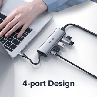 LLANO 2 IN 1 USB 3.0 5 Port Docking Station Gigabit Ethernet Port USB ...