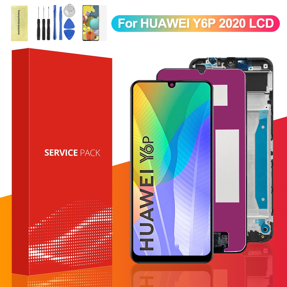 For Huawei Y6P 2020 MED-L29 MED-LX9 LCD Display Touch Screen Digitizer ...