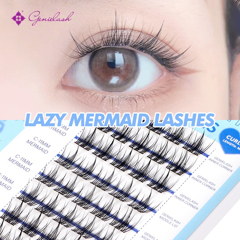 GENIELASH Best Seller Easy DIY 40 Clusters Individual Reusable Lazy ...