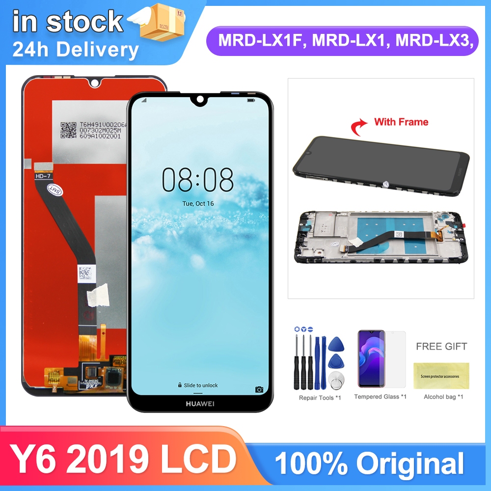 For HUAWEI Y6 Pro 2019 Y6 Prime 2019 LCD Y6 2019 Touch Screen Display ...