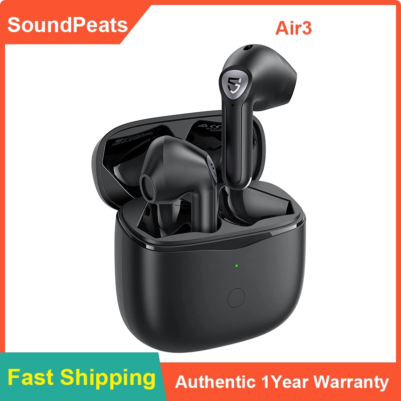SoundPEATS Air3 Wireless Earphones QCC3040 Bluetooth V5.2 Earbuds AptX ...