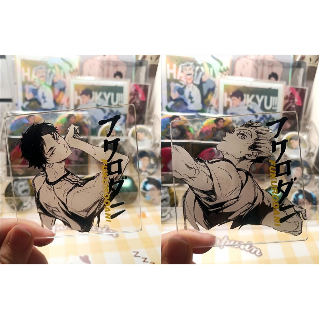 Volleyball Boy Acrylic Through Card Hyuga Shoyo Sugawara Takashi Lone ...