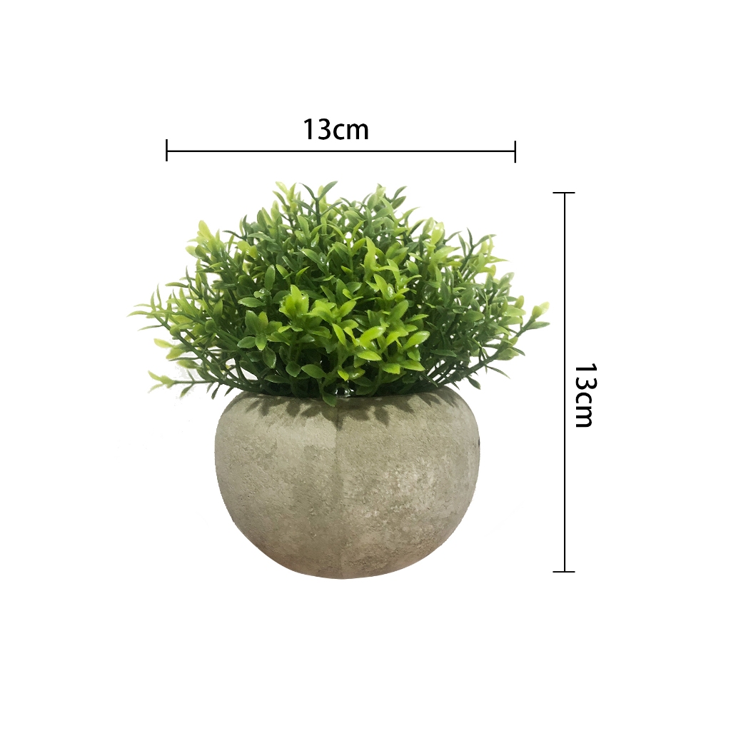 Nordic Artificial Plant Ornaments Fake Green Plants Bonsai Office ...