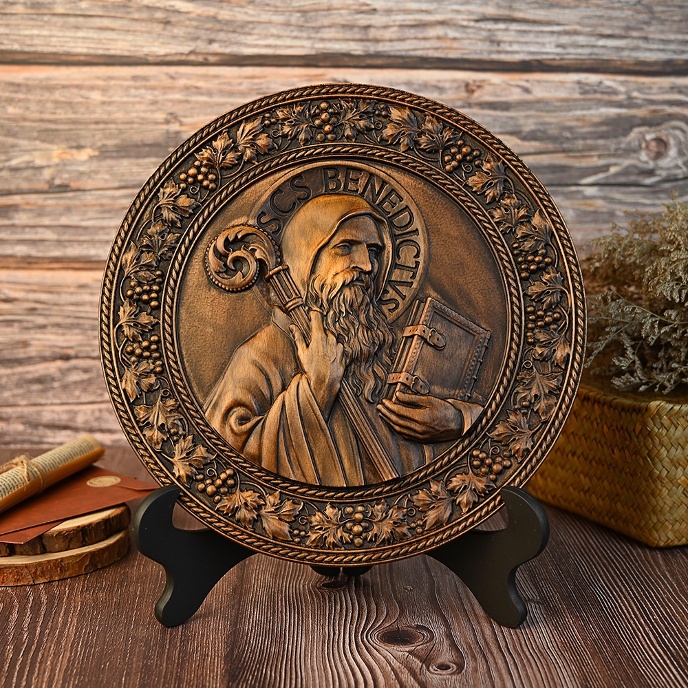 Saint Benedict Religious Idol Catholic Home Decoration Saint Benedict ...
