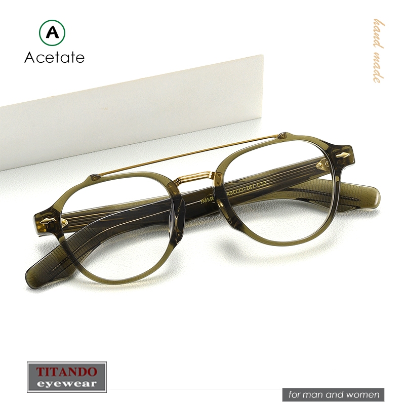 Jacques American Fashion Pilot Style Optical glasses Handmade Acetate ...