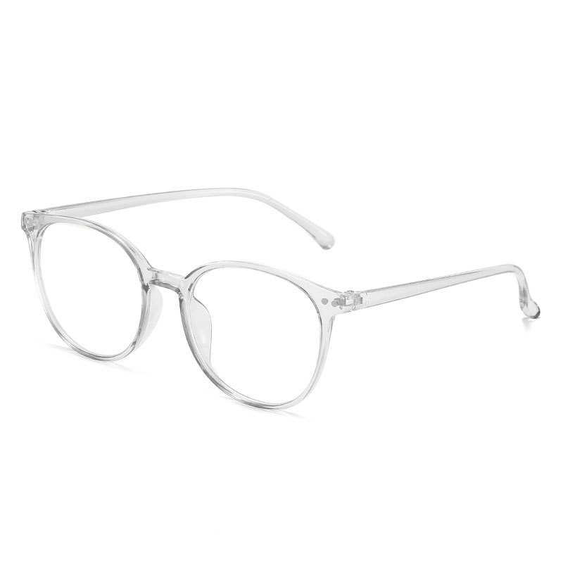 Yo Women Round Anti Blue Glasses Anti Radiation Eyeglasses Computer Anti Radiation Replace Galss