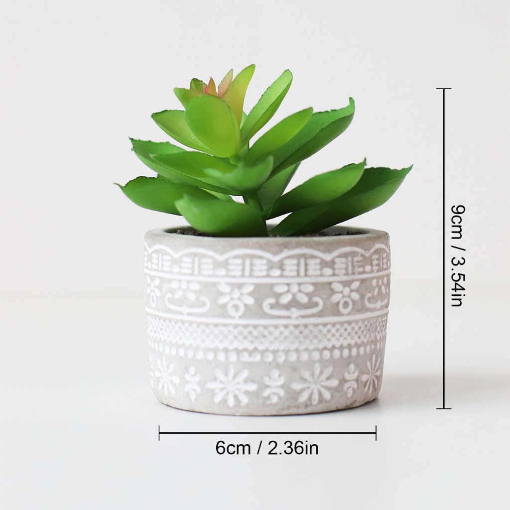 Nordic Artificial Plant Ornaments Fake Green Plants Bonsai Office ...