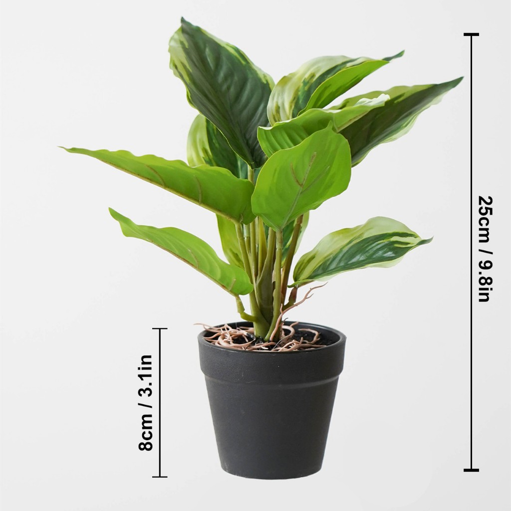 Nordic Artificial Plant Ornaments Fake Green Plants Bonsai Office ...