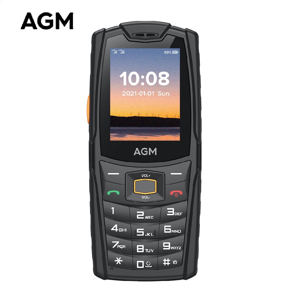 AGM M6 4G Unlocked Phone IP68 Push-Button Keypad Phone 2500mAh Rugged ...