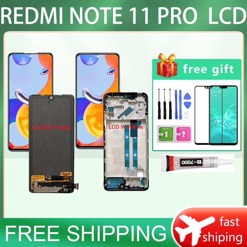 Original Redmi Note 11 Pro 2201116TG 2201116TI LCD Display Touch Screen ...
