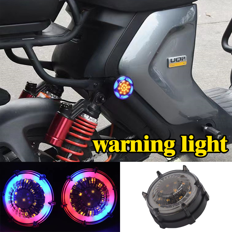 【2PCS】12V Motorcycle Light Dual Mode Red /Yellow LED Daytime Running ...
