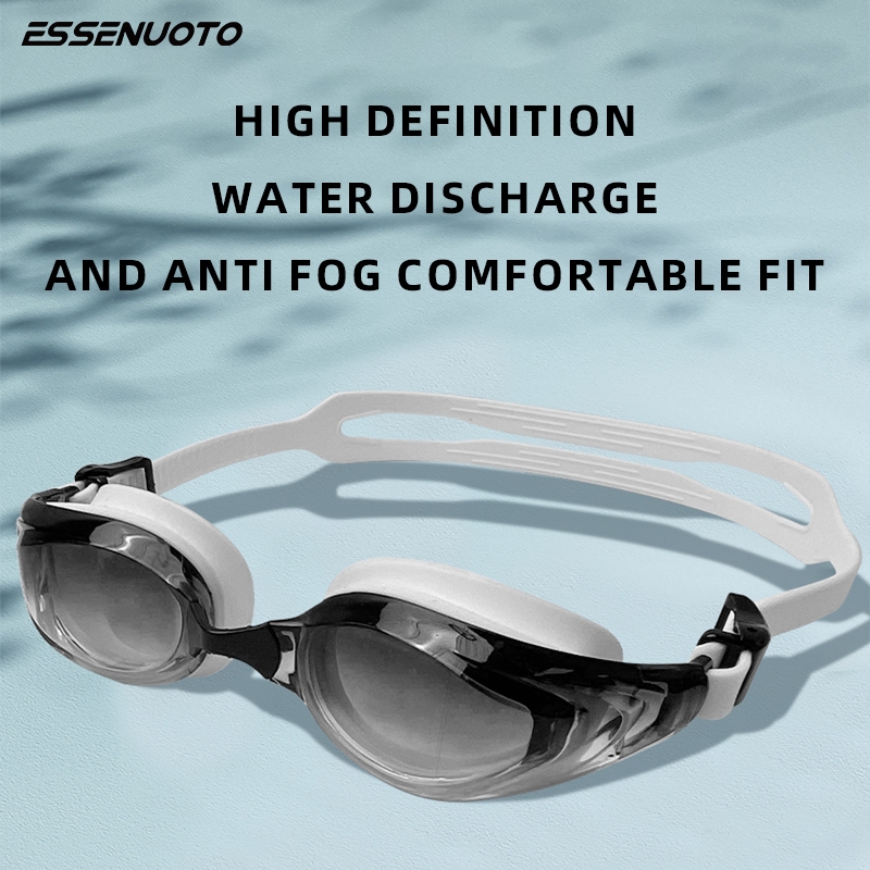 Adult Waterproof High-Definition Anti-Fog Swimming Goggles Men Women ...