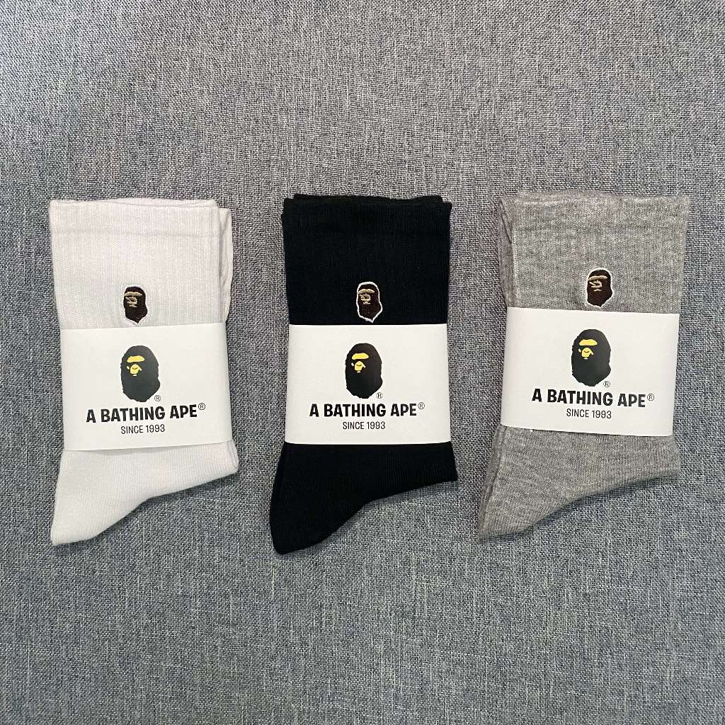 BAPE Embroidered Ape Head Men Women Couples Four Seasons Versatile ...