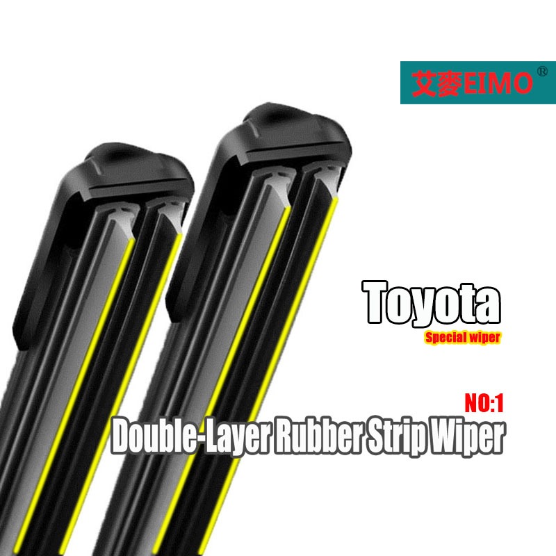 Toyota dual rubber strip wiper for Revo, Vigo, Fortuner, Tiger D4D full ...
