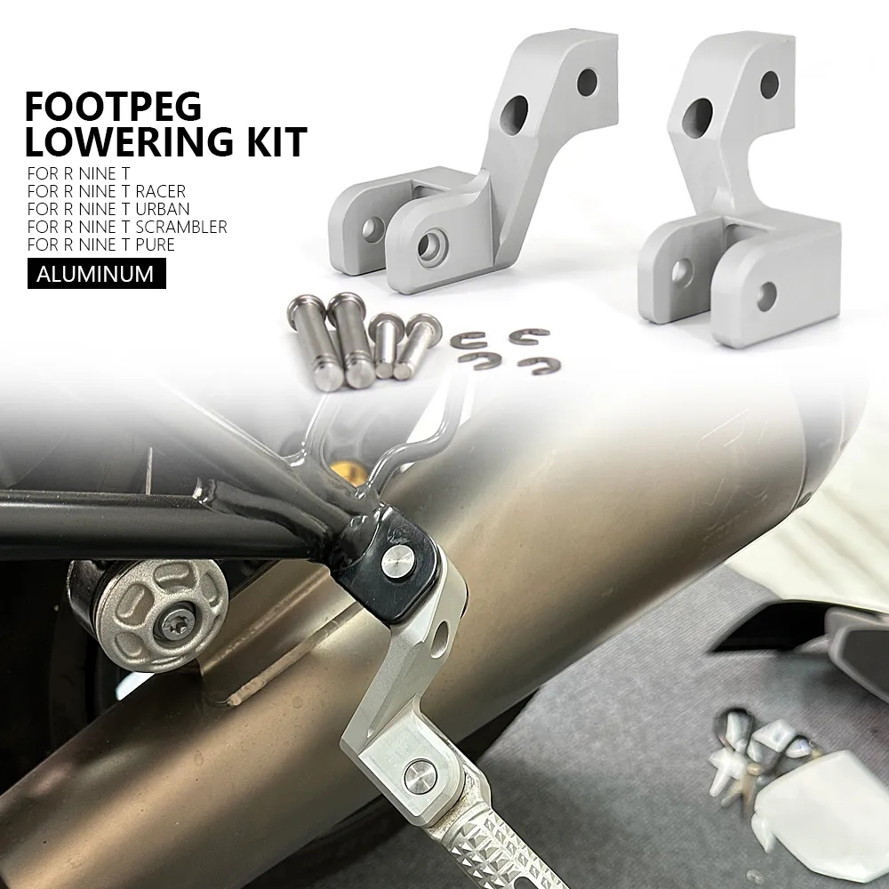 Motorcyle Passenger Footpeg Lowering Kit Footrest Relocation For BMW ...