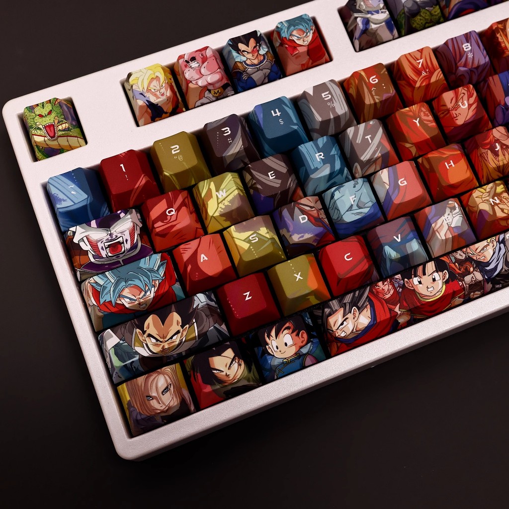 Dragon Ball Keycap Cherry Profile Anime Theme PBT Dye Sublimation ...
