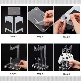 Universal Dual Controller Holder, Transparent Acrylic Game Controller ...